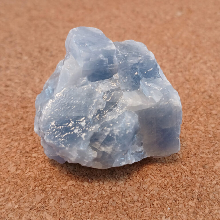 Blue Calcite Natural/Rough - Item F - Serendipity Crystals